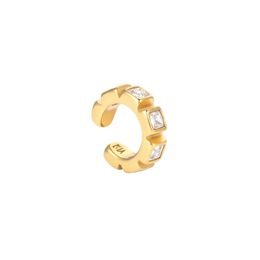 Yparis Ohrringe 'Ear cuff Loki L G' Damen Gr&ouml;&szlig;e 2.5 cm x 2.5 cm gold