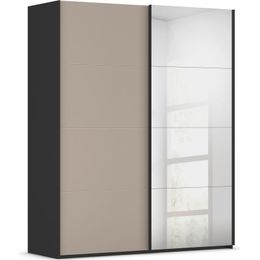Rauch Schwebet&uuml;renschrank &raquo;Kleiderschrank Schrank Garderobe Schlafzimmerschrank SCALE-FYRA&laquo; edle viergeteilte T&uuml;ren Spiegel/Glas-Mix viele Farben MADE