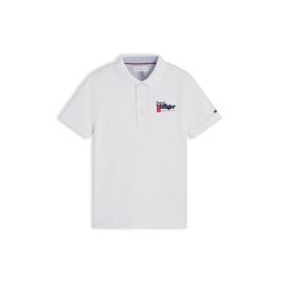Tommy Hilfiger Shirt 'Regular Fit Graphic Embroidery' boy size 152 Navy / Red / White