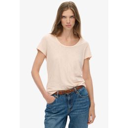 Superdry Damen T-Shirt &raquo;STUDIOS SCOOP NECK TEE&laquo; rosa L