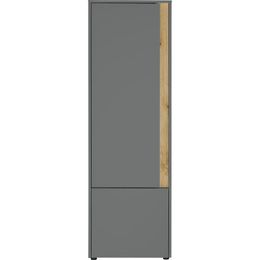 Home Affaire Aktenschrank &raquo;CiTY/GiRON&laquo; Stauraumschrank zeitlos modern, wohnliches Home Office, Breite 50 cm grau B/H/T: 50cm x 158cm x 40cm, T&uuml;ren: 2 