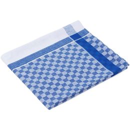 G&ouml;zze Geschirrtuch &raquo;Allzweck-Grubenhandt&uuml;cher, Des. 60305&laquo; kariert, 50x100 cm blau 100% Baumwolle 10 Stk., 100 % Baumwolle