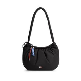 Tommy Jeans Damen Hobo &raquo;TJW ICON CHARMS HOBO&laquo; Damen Handtasche, Schultertasche mit abnehmbarem Schl&uuml;sselanh&auml;nger B/H/T: 41cm x 30cm x 2cm