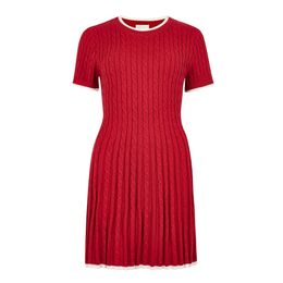 Apricot Kleid Damen Gr&ouml;&szlig;e S rot / wei&szlig;