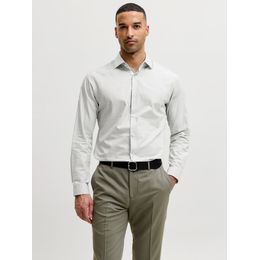 JACK & JONES Button Up Shirt 'JPRBLAPARKER' male size M Pastel green / Dark green
