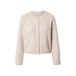 ONLY Knit Cardigan 'ONLMiggie' female size M Cappuccino / Pearl white