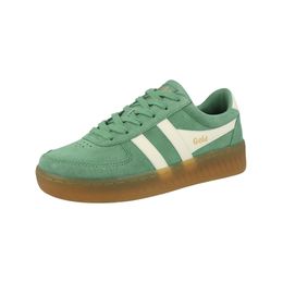 Gola Sneaker 'Grandslam' Damen Gr&ouml;&szlig;e 40 hellbeige / gr&uuml;n Sommerschuhe