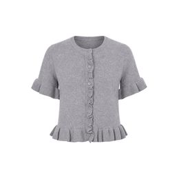 BRAVE SOUL Knit Cardigan female size XS Grey