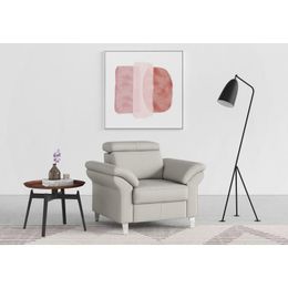 Sit & More sit&more Sessel &raquo;Arngast&laquo; inklusive Federkern und Kopfteilverstellung grau Luxus-Microfaser ALTARA NUBUCK (100% Polyester);Struktur (100% Polyester);