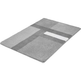 Kleine Wolke Badematte &raquo;&raquo;Ariana&laquo;, Badvorleger, Badezimmer Teppich&laquo; H&ouml;he 20 mm rutschhemmend beschichtet fu&szlig;bodenheizungsgeeignet Geometrisches Design mit 