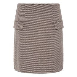 ICHI Rock 'KATE ' Damen Gr&ouml;&szlig;e 40 braun / offwhite
