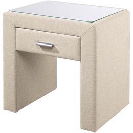 Maintal Nachttisch &raquo;Felsental&laquo; Nachtkonsole mit 1 Schubkasten beige B/H/T: 50cm x 50cm x 40cm