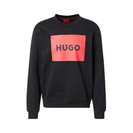 HUGO Sweatshirt 'Duragol' male size M Fire red / Black