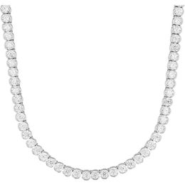 JOOP! Damen JOOP! Collier &raquo;Tennisgliederung&laquo; mit Zirkonia (synth.) silber Silber 925 (Sterlingsilber), L: 45 B: 3,5mm