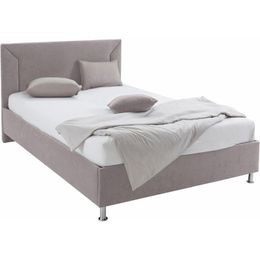 Westfalia Schlafkomfort Polsterbett in diversen Ausf&uuml;hrungen grau Bezug Bett: Microfaser (100% Polyester);Bonnell-Federkernmatratze: Mischgewebe (51% Polyprophlen, 39% 