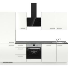 Nobilia K&uuml;chenzeile &raquo;"Laser II", NEU: individuell anpassbar mit gratis Profi-Beratung&laquo; vormontiert, 270 cm breit, optional mit verschiedenen E‐Ger&auml;te-