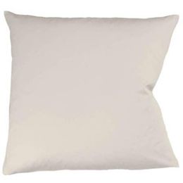 Fleuresse Kissenbezug &raquo;Colours Mako Satin, 100% Baumwolle, mit Rei&szlig;verschluss&laquo; Mako Satin, gl&auml;nzend, glatt, Premium Qualit&auml;t beige Mako-Satin, Mako-