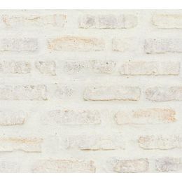 Livingwalls living walls Vliestapete &raquo;New Walls Loft Living in Vintage Backstein Optik&laquo; Motiv abstrakt gemustert leicht strukturiert Tapete Stein Tapeten 
