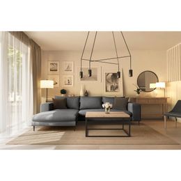 Home Affaire Ecksofa &raquo;Aurora, L-Form, mit extra breiter Recamiere, 324 x 170 cm (BxT)&laquo; Designsofa mit tollem Sitzkomfort, extra hohe Metallf&uuml;&szlig;e 