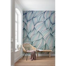 Komar Fototapete &raquo; Vlies Fototapete - Gentle Waves - Gr&ouml;&szlig;e 250 x 250 cm&laquo; bedruckt glatt lila Vlies B/L: x 2,5m, Rollen: 1