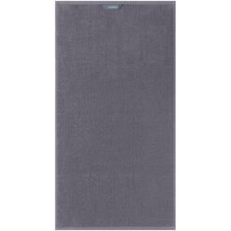 Egeria Handt&uuml;cher &raquo;BOSTON&laquo; neues Uni Programm, aus 100% Baumwolle, Gr&ouml;&szlig;e jeweils 50 x 100 cm grau Frottier, Obermaterial: 100% Baumwolle B/L: 50cmx100cm, 2 
