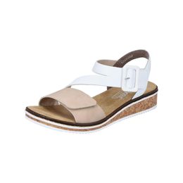 Rieker Sandals female size 42 Nude / White