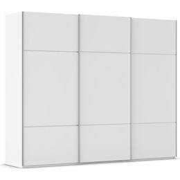 Rauch Schwebet&uuml;renschrank &raquo;Kleiderschrank Schrank Garderobe Schlafzimmerschrank SCALE-TRIO&laquo; edle dreigeteilte Front, 2 Zierleisten in Griff-Farbe MADE