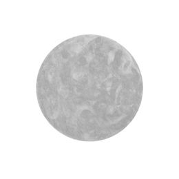 Wecon home Basics Teppich &raquo;Emilia&laquo; rund 25 mm H&ouml;he Hochflorteppich, getuftet, modern, einfarbig, flauschig, Wohnzimmer grau Polyester &Oslash; 120cm 1 Stk., 