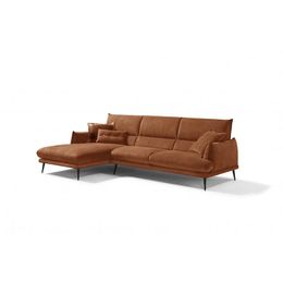 Egoitaliano Ecksofa &raquo;FUNNY, hochwertiges & aktuelles Design, bequeme R&uuml;ckenlehne, L-Form&laquo; hochwertiger Sitzkomfort, L-Form bunt 100% Polyester B/H/T: 265cm x 90cm