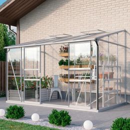 Vitavia Anlehngew&auml;chshaus &raquo;Osiris 6500&laquo; silber B/H/T: 190cm x 317cm