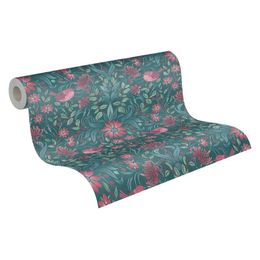 A.S. Cr&eacute;ation Vliestapete &raquo;Landhaustapete mit V&ouml;geln&laquo; gemustert matt neutral leicht strukturiert Florale Tiertapete Tapeten Wohnzimmer Schlafzimmer K&uuml;che Design 