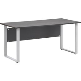 Schildmeyer Schreibtisch &raquo;Serie 1500, Schreibtisch, Made in Germany, B: 160cm&laquo; Solide Verarbeitung - Dieses Produkt ist in Deutschland gefertigt grau B/H/T: 160cm