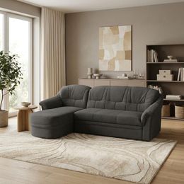 OTTO home Ecksofa &raquo;Nyborg 234 x 142 cm, stabil, komfortabel, formsch&ouml;n mit Steppungen&laquo; L-Form,mit Schlaffunktion, aus pflegeleichtem,weichem 