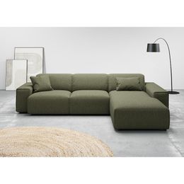 Home Affaire Ecksofa &raquo;Glimminge auch in Breitcord, Feincord, Boucl&eacute; + Easy care-Bezug&laquo; L-Form, Breite 294, Zierkissen gr&uuml;n 96% Polyester, 4% Polyacryl