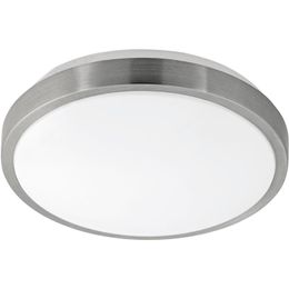 Eglo LED Deckenleuchte &raquo;COMPETA 1&laquo; LED-Board 1 Stk. Warmwei&szlig; Stahl und Kunststoff, Esszimmer, Industrial, minimalistisch wei&szlig; 1, &Oslash; 24,5cm H: 9cm, 1 