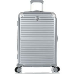 Heys Herren Hartschalen-Trolley &raquo;Cruze, verschiedene Gr&ouml;&szlig;en und Farben&laquo; 65 l 4 Rollen Reisegep&auml;ck TSA Schloss Volumenerweiterung silber B/H/T: 45cm x 