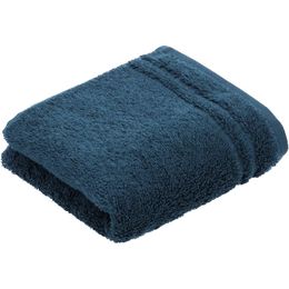 Vossen Gaestehandtuecher &raquo;Vienna Style Supersoft&laquo; im Set, supersoft Baumwolle blau Walkfrottee, Baumwolle B/L: 30cmx50cm, 3 Stk., 3 G&auml;stehandt&uuml;cher (30x50cm)