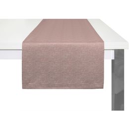 WIRTH Tischl&auml;ufer &raquo;TORBOLE&laquo; rot Baumwolle, Polyester B/L: 40cm x 150cm, eckig