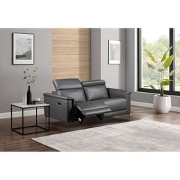 OTTO home 2-Sitzer &raquo;LUND Lederoptik, 160 cm, mit Relaxfunktion und Kopfteilverstellung&laquo; manuell od. elektrisch (m.USB-A), Federkern und 