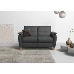 Home Affaire 2-Sitzer &raquo;Palmera, B: 149 cm&laquo; mit Federkern schwarz Luxus-Microfaser (100% Polyester);Struktur (100% Polyester);Luxus-Microfaser in 