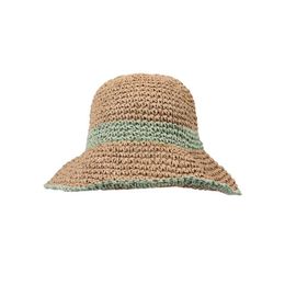 Capelli New York Damen Strohhut mit zweifarbiger Optik beige Einheitsgr&ouml;&szlig;e