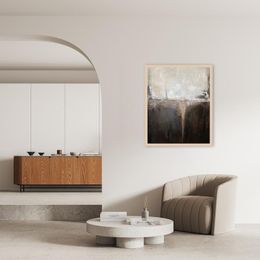 LeGer Home by Lena Gercke Bild mit Rahmen &raquo;Emma&laquo; Abstrakt Abstrakte Art Kunst Modern 1 Stk. tlg. Premium Poster mit Naturholzrahmen, Handarbeit aus 