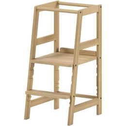 Vipack Kinderstuhl &raquo;Lernturm aus Massivholz, stabil und standfest gebaut&laquo; () Tritt und Stehfl&auml;che 3-fach verstellbar, 3 verschiedene Farben Massivholz B/H/T: