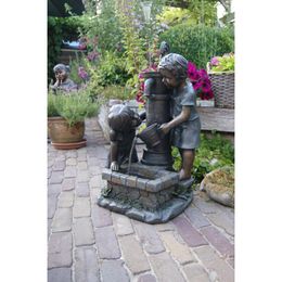 Ubbink Gartenbrunnen &raquo;Gartenbrunnen Atlanta&laquo; grau Polyresin Sofort einsatzbereit