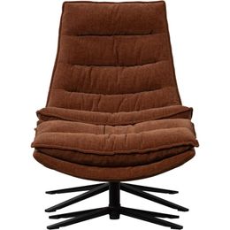 Woood Drehsessel &raquo;Kube mit Drehmechanismus inkl. Hocker B 74 x T 89 x H 100 cm&laquo; Newt-Chenillebezug, Hohe Verschlei&szlig;festigkeit, Tragkraft 120 kg 