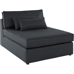 OTTO home Sofa-Mittelelement &raquo;Enid&laquo; Teil eines Modulsofas, fester Sitzkomfort, auch in Breitcord grau Baumwollmix (60% Baumwolle/40% Leinen);Struktur 