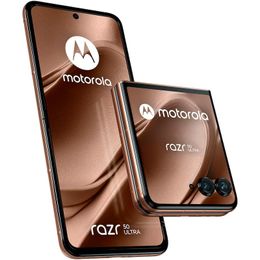 Motorola Smartphone &raquo;razr50 ultra&laquo; Mocha Mousse braun Snapdragon ?8s-Prozessor der 3. Generation