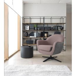 Trendmanufaktur Drehsessel &raquo;Mira, Loungesessel&laquo; in zeitlosem, modernen Stil mit praktischer Drehfunktion rosa 92% Polyester, 8% Nylon;100% Polyester 