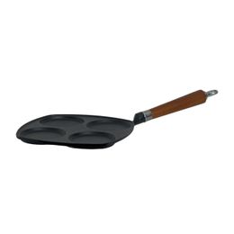 Bratpfanne &raquo;Maestro Eierpfanne, 25 x 25 cm, mit Holzgriff&laquo; Gusseisen 1 tlg. H&ouml;he 7cm