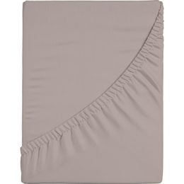 bellana Spannbettlaken &raquo;bellana coolTouch&laquo; mit k&uuml;hlendem Klimagarn grau Jersey-Elasthan, Obermaterial: 49% Baumwolle, 36% Polyester, 12% Lyocell, 3% 
